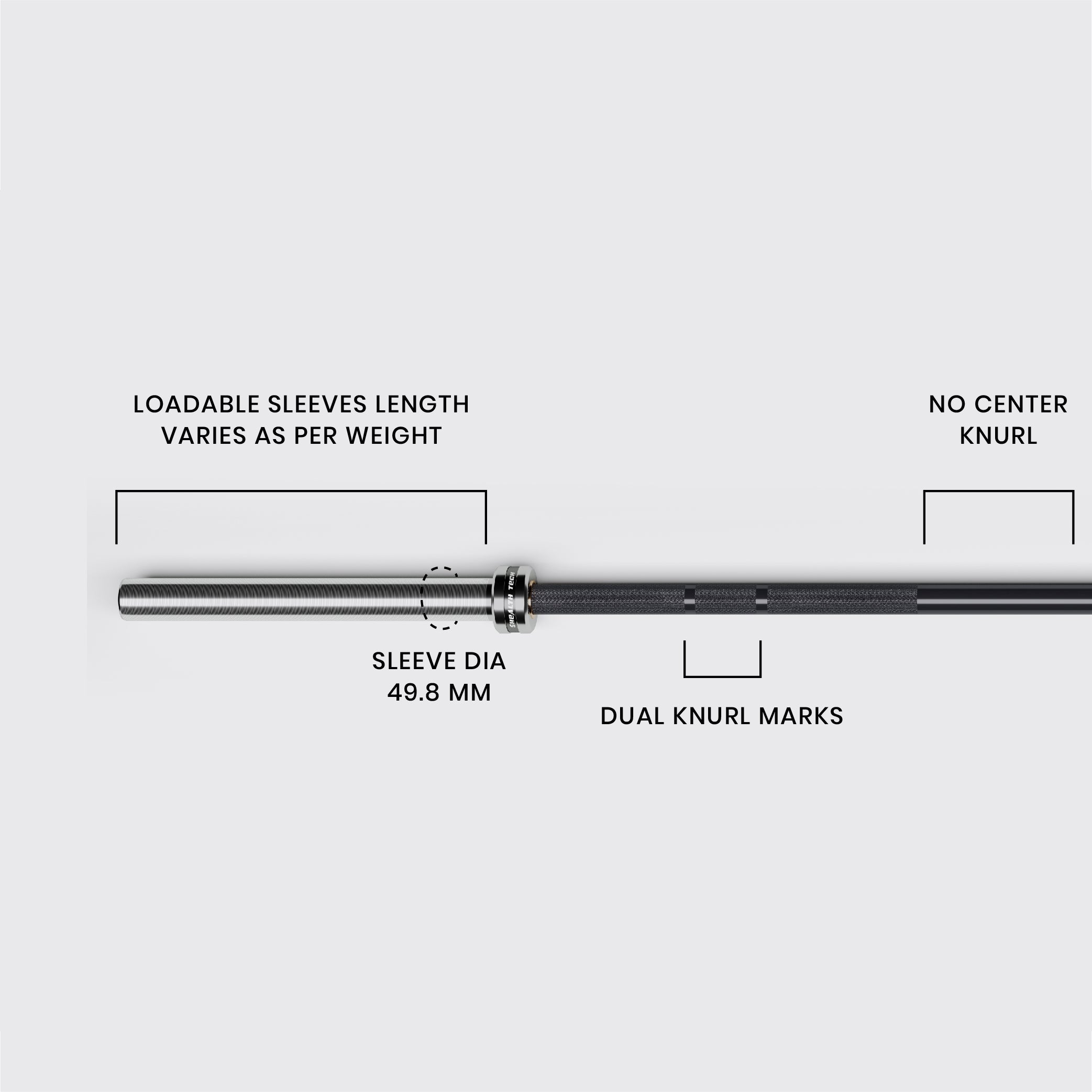 Buy Olympic Barbell | 7ft/20Kg Gym Rod - Load Capacity Upto 700kg – SF ...